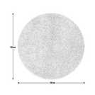 Buy Buddy Plain Circle Cut Pile Rug - 100x100cm - Red | Rugs | Argos