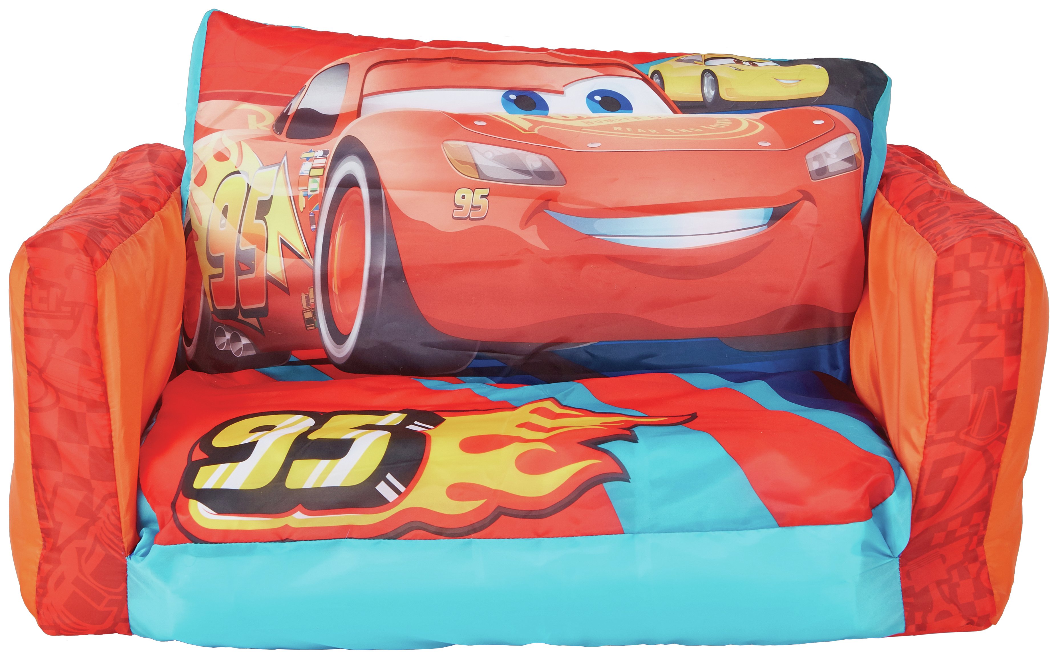 Disney Cars 2 in 1 Inflatable Flip Out Sofa. Review - Review Toys
