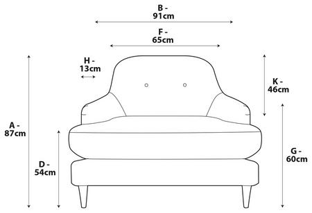 Buy Habitat Frome Fabric Armchair - Mocha - Dark Leg | Armchairs | Habitat
