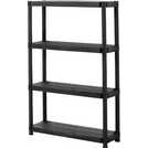 Buy 4 Tier Plastic Shelving Unit | Garage storage and shelving | Argos