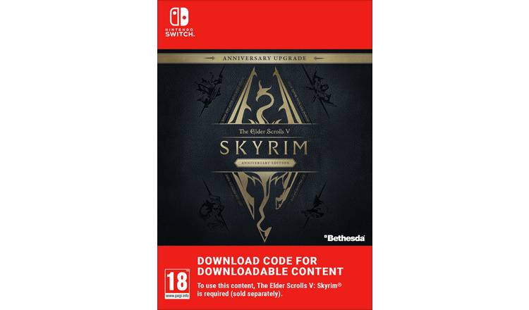 Buy The Elder Scrolls V Skyrim Anniversary Edition DLC Nintendo e shop cards Argos