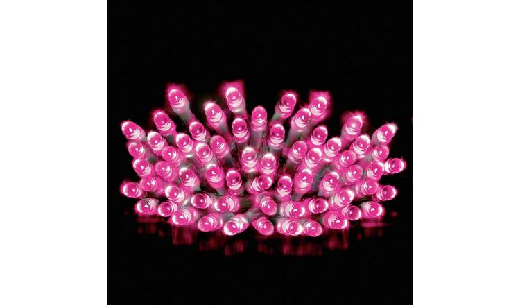 Buy Premier Decorations 200 Pink LED Christmas Tree Lights | Christmas ...