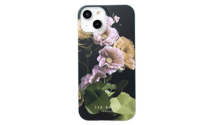 Buy Ted Baker iPhone 15 Paper Flowers Phone Case - Black | Mobile phone ...