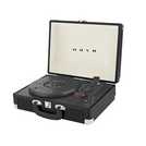 Buy Bush Classic Retro Portable Case Record Player - Black | Record ...