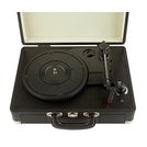 Buy Bush Classic Retro Portable Case Record Player - Black | Record ...
