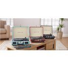 Buy Bush Classic Retro Portable Case Record Player - Black | Record ...