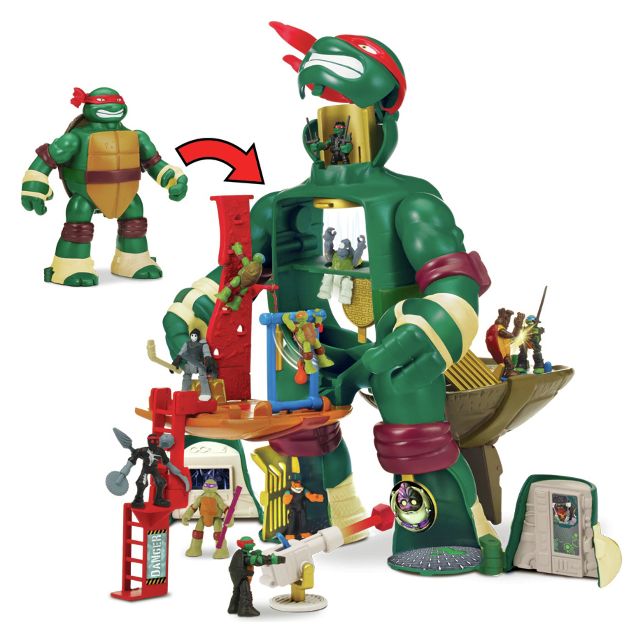 TMNT Micro Mutants Raph's Train N' Battle Playset. Reviews