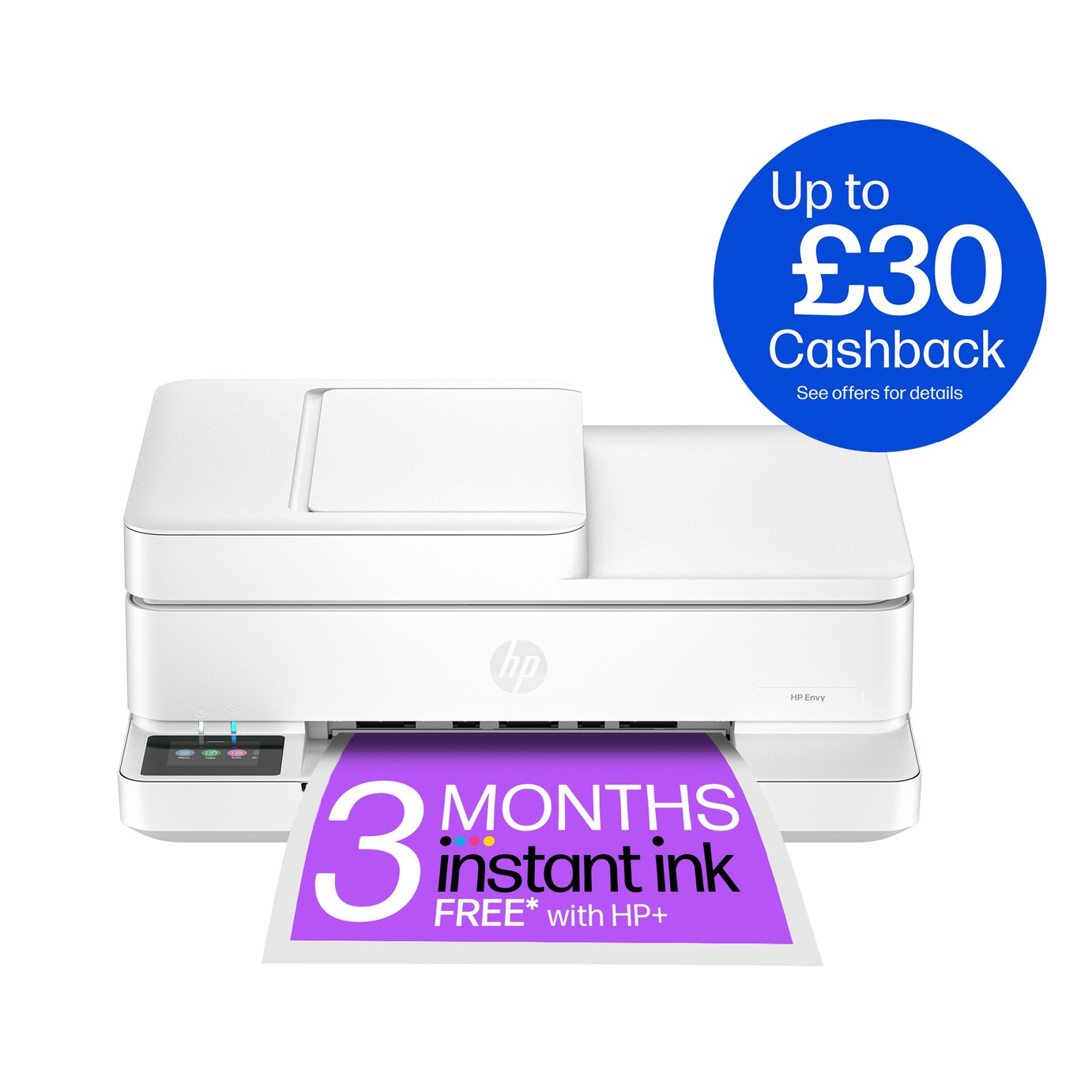 HP Envy 6530e Wireless Photo Printer & 3 Months Instant Ink