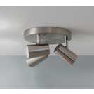 Buy Argos Home Spotlight 3 Light Plate - Brushed Chrome | Ceiling ...