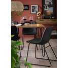 Buy Habitat Joey Pair of Faux Leather Dining Chairs Black Dining chairs Argos
