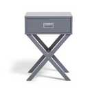Buy Habitat X Frame Bedside Table - Grey | Bedside tables | Argos