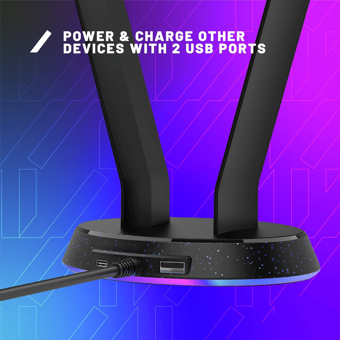 STEALTH Radar Night Sky Light-Up Headset & Stand Bundle