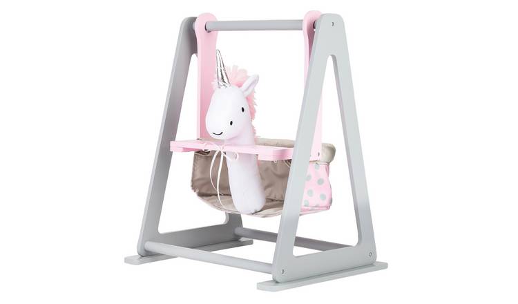 Buy Tiny Treasures Wooden Unicorn Dolls Rocker | Doll accessories | Argos