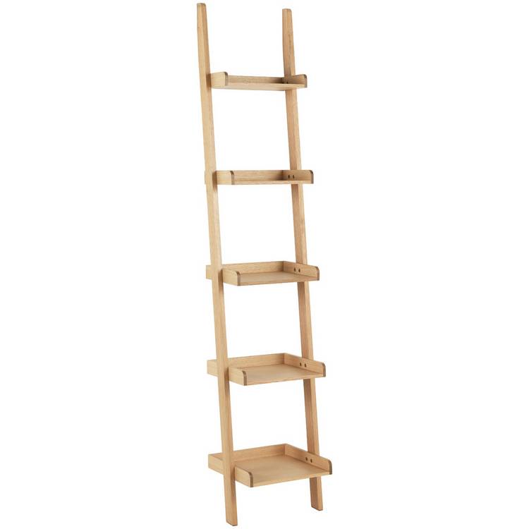 Small ladder shelving unit store