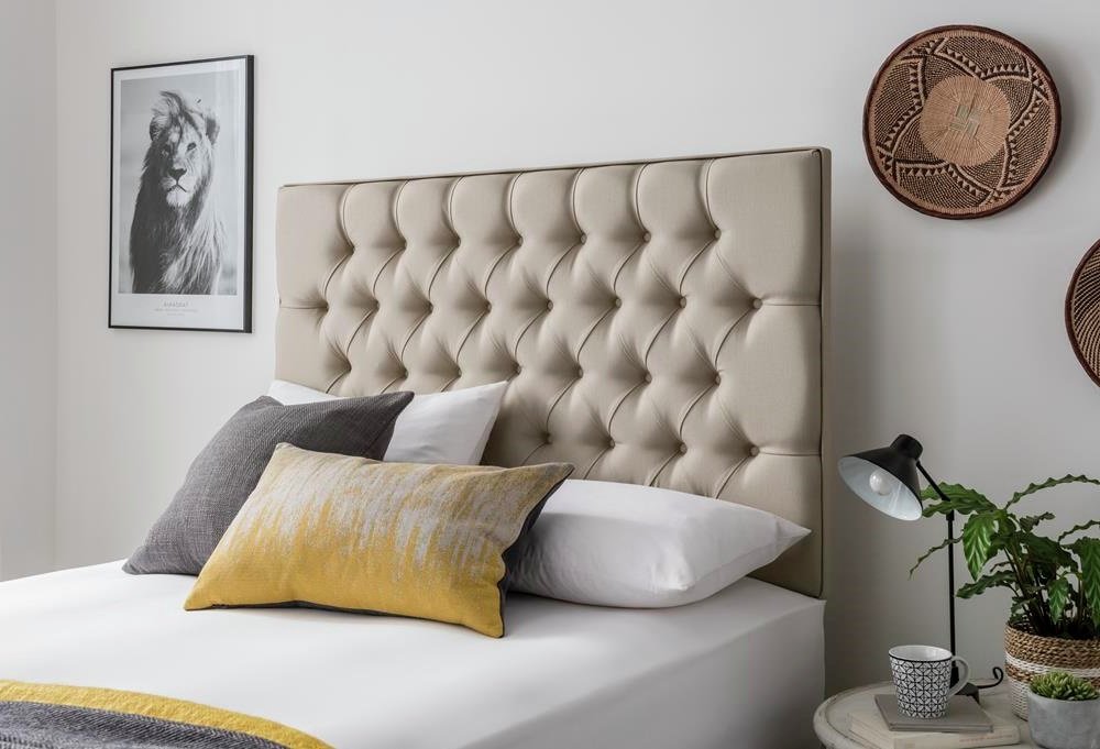 Silentnight Sassaria Small Double Headboard Sandstone 7969467 Argos Price Tracker pricehistory