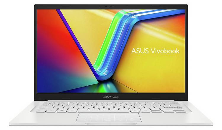 Buy ASUS Vivobook 14 14in i7 16GB 512GB Laptop - White | Laptops | Argos