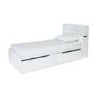 Buy Habitat Lloyd Storage Cabin Bed Frame Headboard White Kids beds Habitat