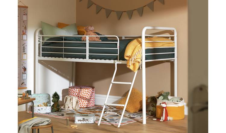 Buy Argos Home Jo Midsleeper Bed Frame - White | Kids beds | Argos