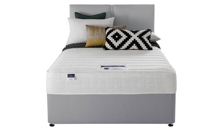 Buy Silentnight Hatfield Memory Kingsize Divan Bed - Grey | Divan beds ...