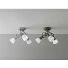 Buy Argos Home Curico 3 Light Glass Ceiling Light -Antique Brass ...