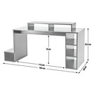 Buy Argos Home Gaming Desk - Black | Desks | Argos