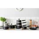 Buy Argos Home 9 Piece Aluminium Pan Set - Black | Pan sets | Argos