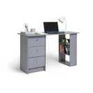 Buy Habitat Malibu 3 Drawer Office Desk - Grey | Desks | Argos