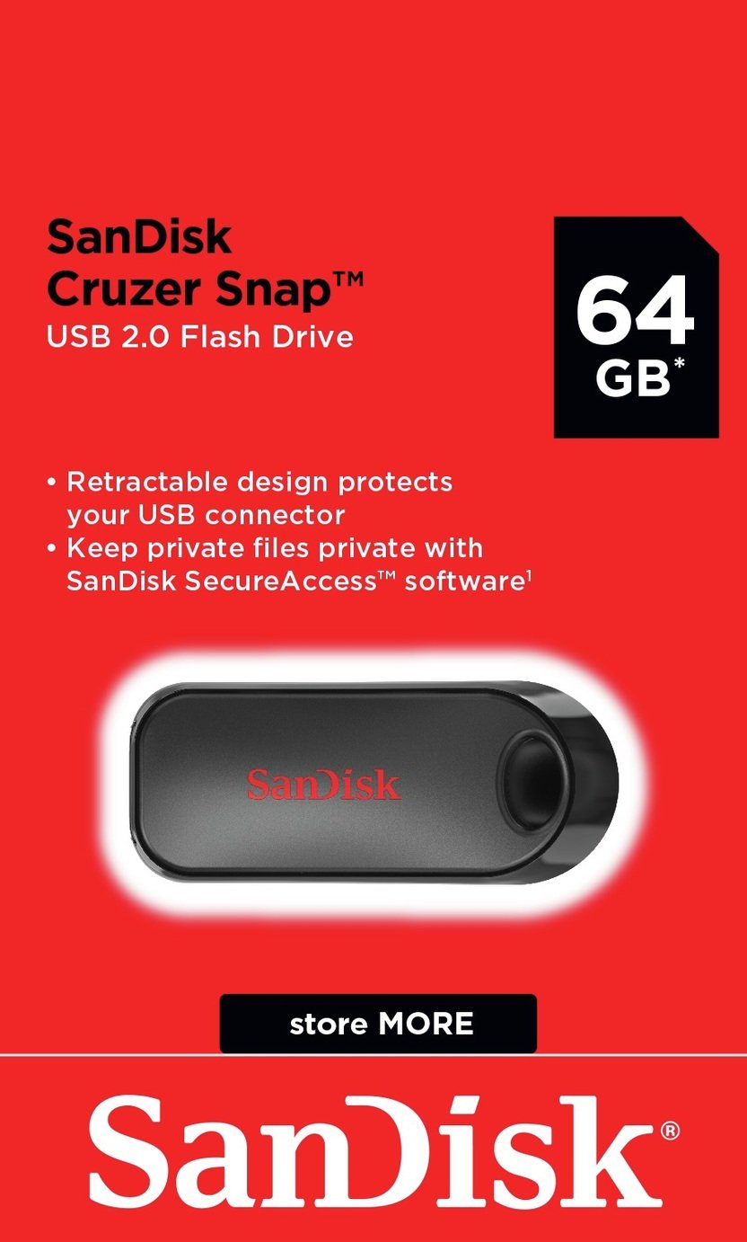 SanDisk Cruzer Snap USB 2.0 Flash Drive review | 9.1 / 10