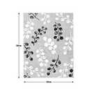 Buy Argos Home Pod Leaf Cut Pile Woven Rug - 120x160cm - Grey | Rugs ...