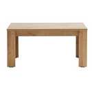 Buy Argos Home Miami Oak Effect Dining Table & 2 Benches | Dining table ...