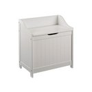 Buy Argos Home 60 Litre Monks Bench Style Laundry Box - White | Linen ...