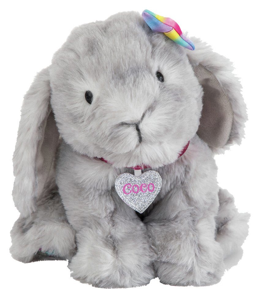 Chad Valley Bright Paws Coco The Grey Soft Bunny Reviews