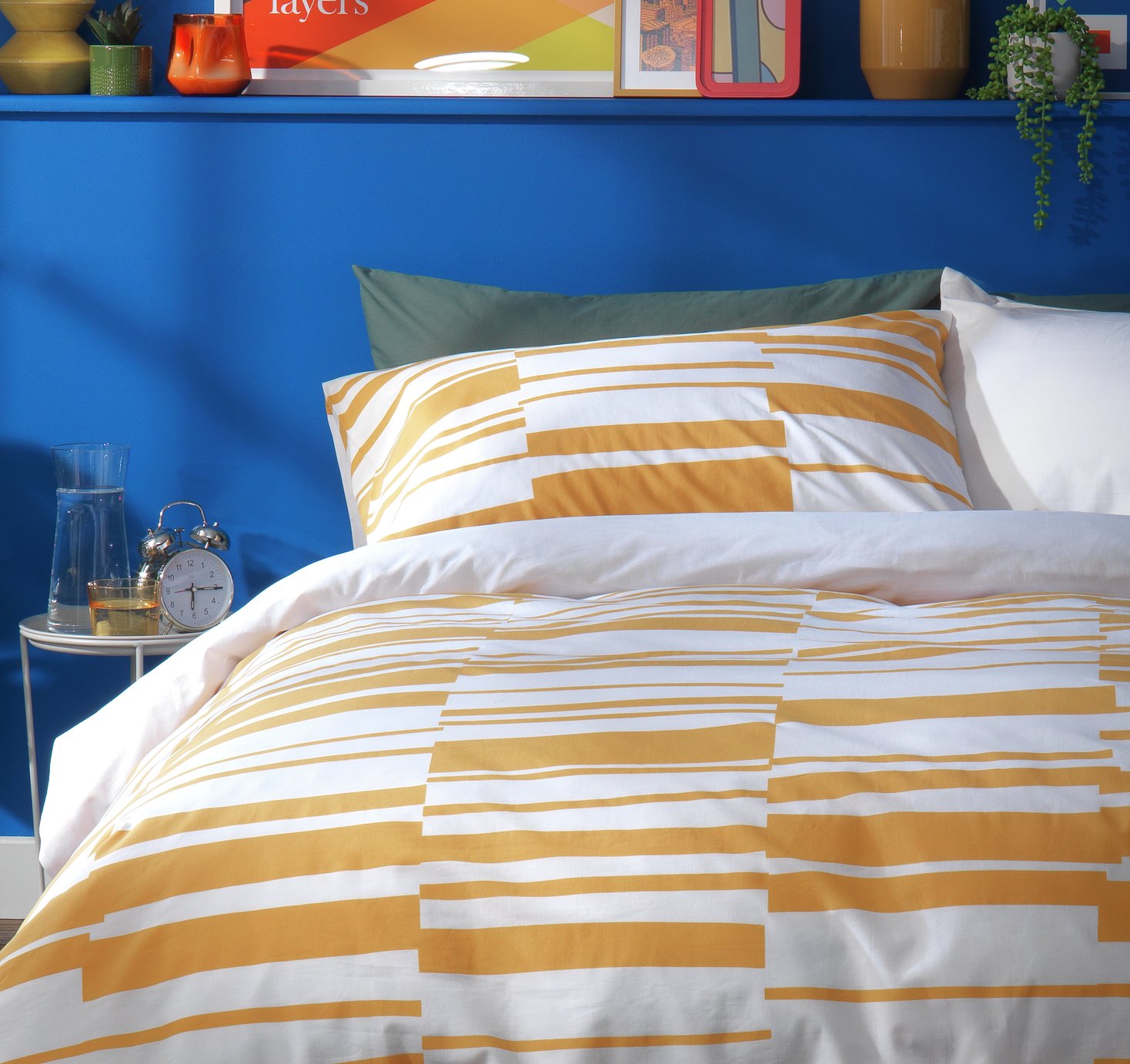 Habitat Stripe Mustard & White Bedding Set review | 8.8 / 10