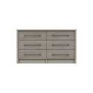 Buy Lancaster 3 + 3 Drawer Chest - Grey | Chest of drawers | Argos