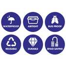 Buy Protect & Store Medium Flat Vacuum Storage Bag 4 Piece Set ...