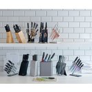 Buy Argos Home 8 Piece Hollow Handle Knife Block Set - Black | Knives ...