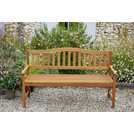 Buy Argos Home Henrietta 3 Seater Wooden Garden Bench | Garden benches ...