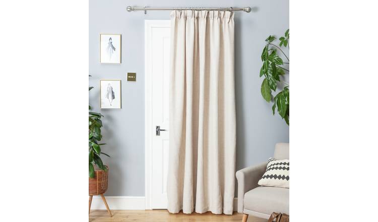 Buy Argos Home Thermal Door Curtain - Cream | Curtains | Argos