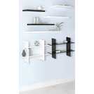 Buy Argos Home Glenmore 60cm Floating Shelf - High Black Gloss | Wall ...