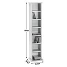 Buy Argos Home Maine CD and DVD Media Storage -White Wood Effect | CD ...
