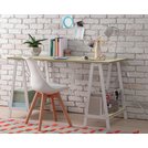 Buy Argos Home Trestle Table Office Desk - White | Desks | Argos