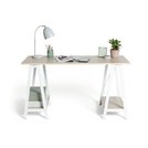 Buy Argos Home Trestle Table Office Desk - White | Desks | Argos