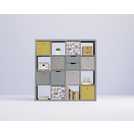 Buy Habitat Squares Plus 16 Cube Storage Unit - Grey | Bookcases and ...