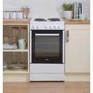 Buy Bush BESAW50W 50cm Single Electric Cooker - White | Freestanding ...