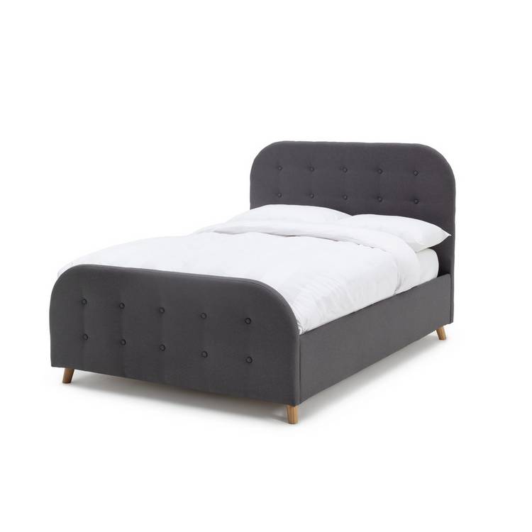 Buy Habitat Ashby Single Fabric Ottoman Bed Frame Grey Bed frames Habitat