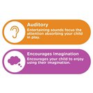 Buy Chad Valley CD Player - Pink | Baby musical toys | Argos