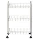 Buy Argos Home 3 Tier Kitchen Storage Trolley - White | Kitchen ...