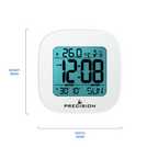 Buy Precision Radio Controlled Digital Alarm Clock - White | Clocks | Argos