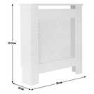 Buy Habitat Odell Mini Radiator Cover - White | Radiator covers | Argos