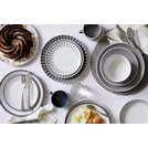 Buy Argos Home 16 Piece Ribbed Stoneware Dinner Set - Grey | Dinnerware ...